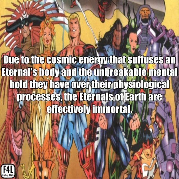 The Eternals: 15 Fascinating Facts - Fanboy 4 Life