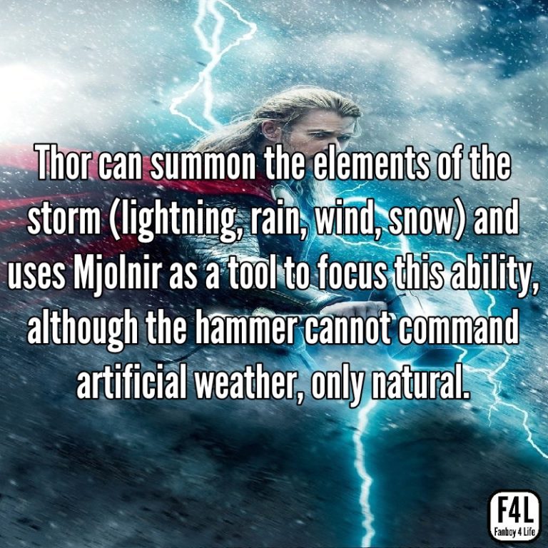 20 Incredible Facts On Thor Odinson - Fanboy 4 Life