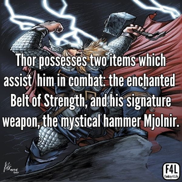 20 Incredible Facts On Thor Odinson - Fanboy 4 Life