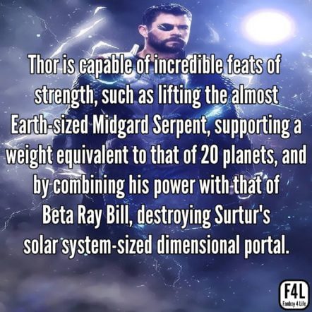 20 Incredible Facts On Thor Odinson - Fanboy 4 Life